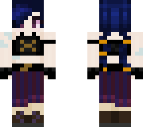 jinx arcane | Minecraft Skins