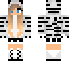 Leopard print girl | Minecraft Skin