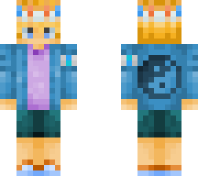 ~ Crowned Orange Peace ~ | Minecraft Skin