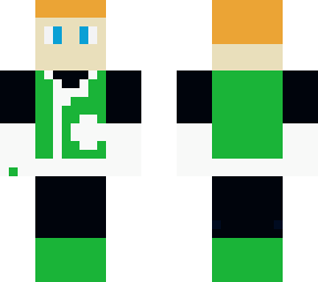 Green lantern (Guy Gardner) | Minecraft Skin