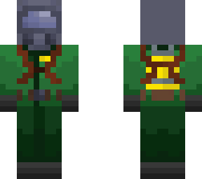 Green Lethal Company Employee | Minecraft Skin