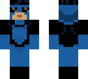 invincible blue suit (mask removable) | Minecraft Skin