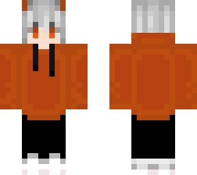 SkepticGamer (Orange) | Minecraft Skin