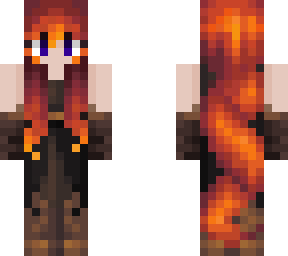Steampunk redhaired girl | Minecraft Skin