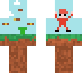 A Super Mario world | Minecraft Skin