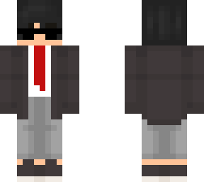 boy with glasses and tie | Minecraft Skin