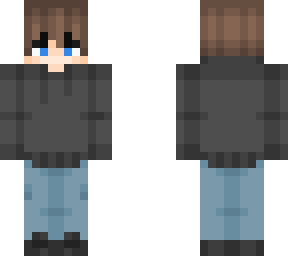 Brown Fluffy-Hair Boy | Minecraft Skin