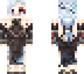 Color accurate Shenhe- frostflower dew | Minecraft Skin