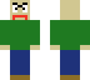 Funny Angry Baldy | Minecraft Skin