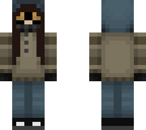 Hazel(ticci Toby's daughter) | Minecraft Skin