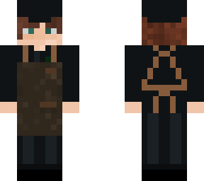 Loke espresso hus (slim) | Minecraft Skin