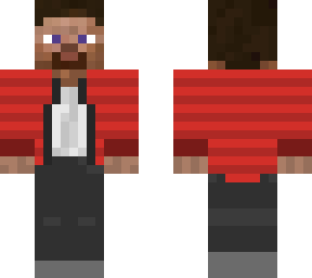 Red Puffer Jacket Steve | Minecraft Skin