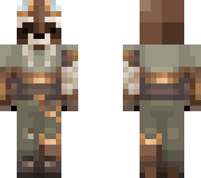 steampunk brown raccoon | Minecraft Skin