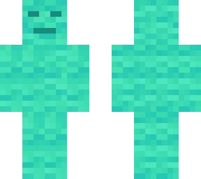 Teal wool man | Minecraft Skin