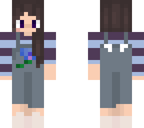 AloofMC / AloofGryphon432 Cornflower overalls!! | Minecraft Skin