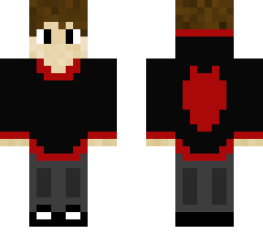 red and black | Minecraft Skins