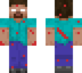 blood steve | Minecraft Skins