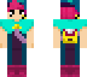 Chester Brawl star slim | Minecraft Skin