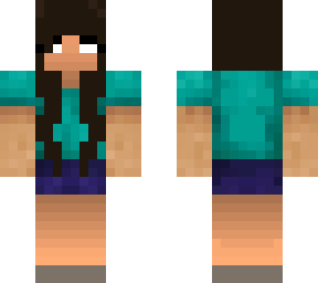 Girl herobrine | Minecraft Skin