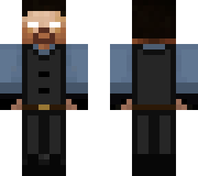 Herobrine suit - jacket blue (inspired by existing skin) | Minecraft Skin