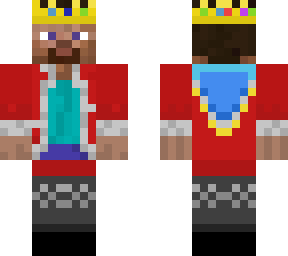 Steve with a Technoblade costume | Minecraft Skin