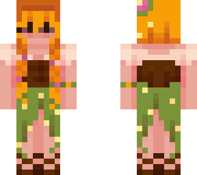 orange hair | Minecraft Skins