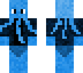 Blue Octopus | Minecraft Skin