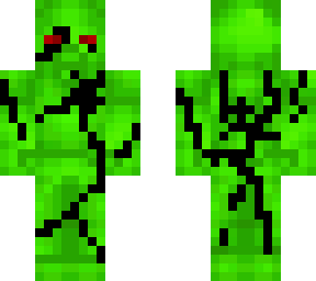 Green Nightmare Steve | Minecraft Skin