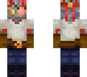 Redstone Golem worker | Minecraft Skin