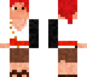 one piece shanks | Minecraft Skins