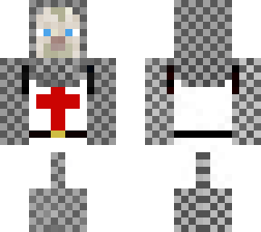Sir Harold de Burg as a templar knight | Minecraft Skin