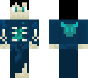 Warden Skeleton Boy | Minecraft Skin