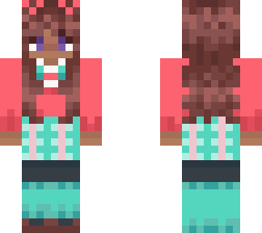 Blue Raspberry Kogal | Minecraft Skin