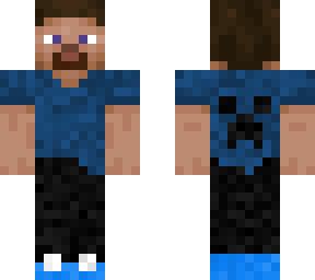 blue steve | Minecraft Skin