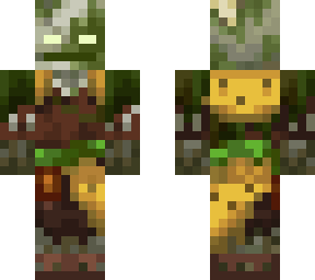 Bogged x Jungle Villager | Minecraft Skin