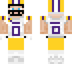 LSU Fighting Tigers Home/Away Base | Minecraft Skin
