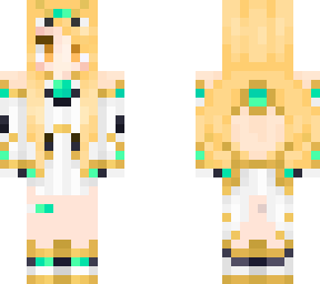 mythra homura xenoblade 2 | Minecraft Skin
