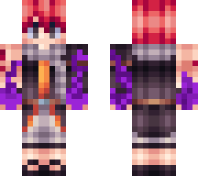 Natsu purple fire | Minecraft Skin