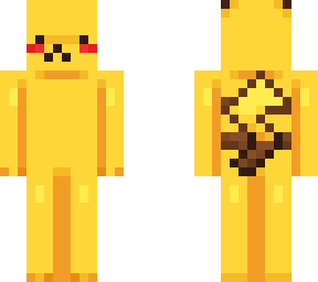pikachu pokemon skin | Minecraft Skin