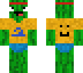surfer cucumber | Minecraft Skin
