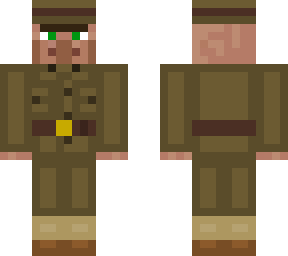 US Army WW1 Villager Army Sergeant | Minecraft Skin
