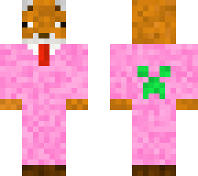 pink fox | Minecraft Skins