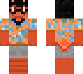 Hawaiian Shrimp Incyn | Minecraft Skin