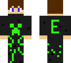 Human in Creeper Clothes | Minecraft Skin