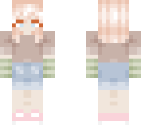soft earthy girl | Minecraft Skin