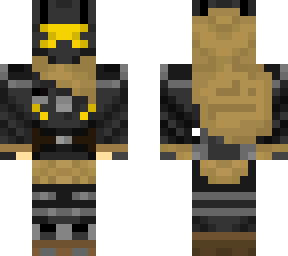 the titanfall yellow pilot | Minecraft Skin