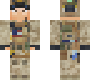 VBSS Marine (Desert MARPAT) | United States | Minecraft Skin