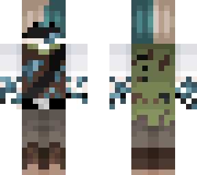 Fern sculk infection (stage 4) | Minecraft Skin