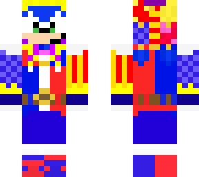 jester sonic | Minecraft Skin