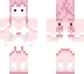 masked pink girl | Minecraft Skin